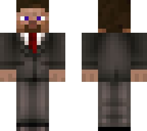 steve in a suit | Minecraft Skins
