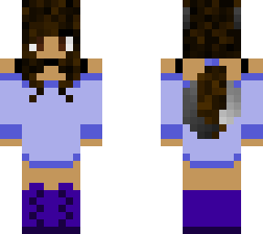 Wolf oc 1 winter outfit | Minecraft Skin
