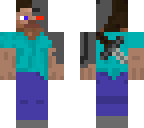 cyborg steve | Minecraft Skins