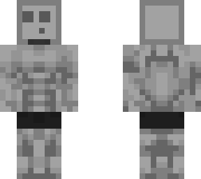 Giga chad slime | Minecraft Skin