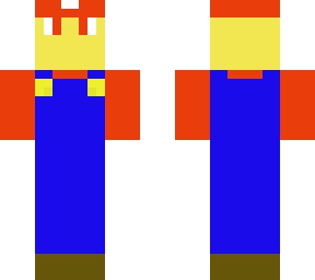 Me in a Mario costume fixed | Minecraft Skin