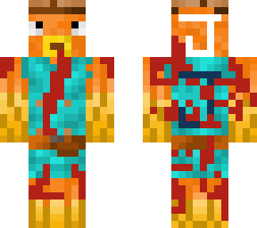 Palito de pescado con disparos en la mocha | Minecraft Skin