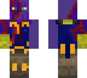 Thanos (Snapped) | Minecraft Skin