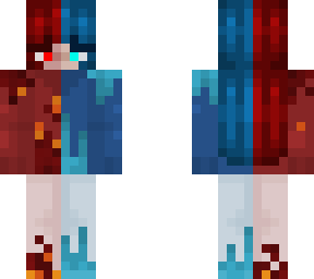 fire and ice | Minecraft Skins