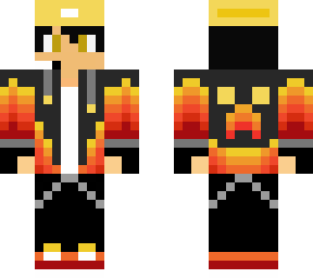 fire gamer | Minecraft Skins
