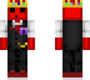 Red slime technobabble tribute | Minecraft Skin