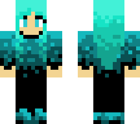 Teal Girl | Minecraft Skin