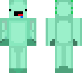 green axolotl | Minecraft Skins
