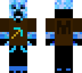 Crepper azul minero 2 | Minecraft Skin