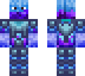 Frozen blaze with armor | Minecraft Skin
