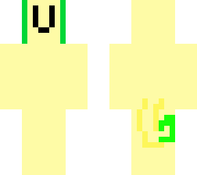 Lemon axolotl | Minecraft Skin