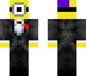 Minions in tux turning purple | Minecraft Skin
