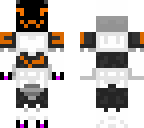 protogen orange | Minecraft Skin
