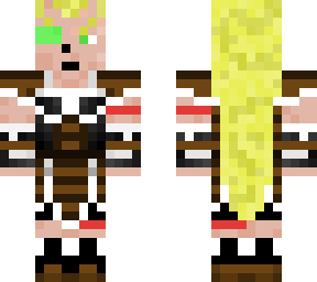 Raditz SSJ3 | Minecraft Skin