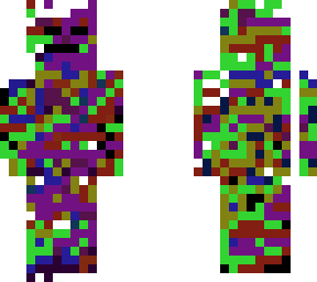 random scribble I drew | Minecraft Skin