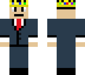 Techonoblade crown on man O7 | Minecraft Skin