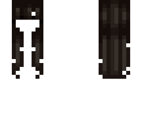 female base hair black brown bangs eyebrows eyelashes | Minecraft Skins