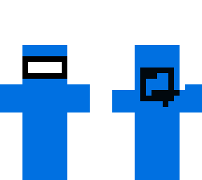 Blue Among Us Minecraft Skins