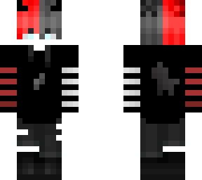 black and red | Minecraft Skins