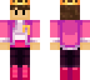 Pink Cape Minecraft Skins