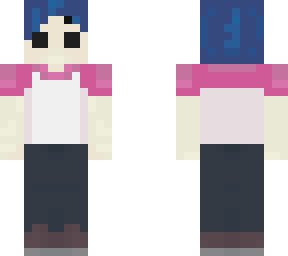 2D Pink Phantom | Minecraft Skin