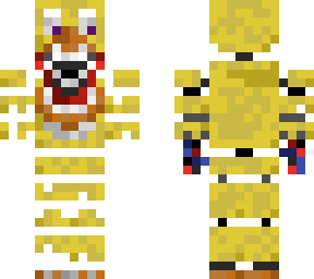 Accurate Withered Chica | Minecraft Skin