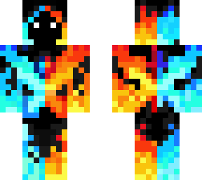 fire and ice | Minecraft Skins