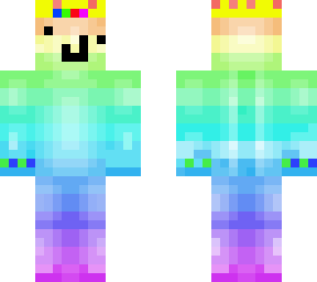 For my the crazy rainbow guy | Minecraft Skin