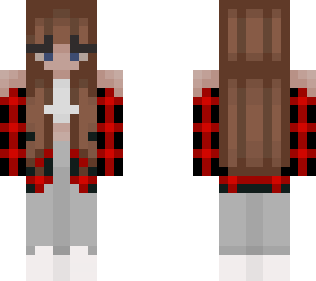 red flannel | Minecraft Skins