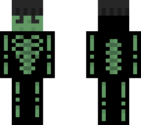 green skeleton | Minecraft Skin