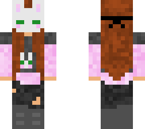 misha Bunny mask | Minecraft Skin