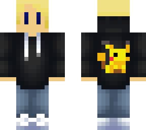 Pikachu Hoodie | Minecraft Skin