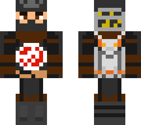 Samurai Scrapper With Ohm's Perch Backbling. | Minecraft Skin