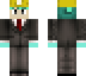 squid in a suit | Minecraft Skins