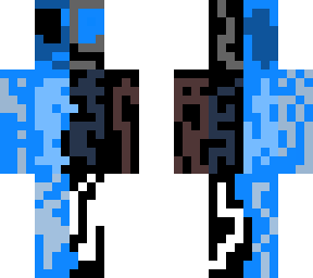 The Black and Blue | Minecraft Skin