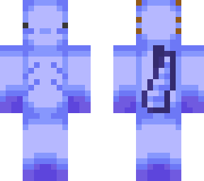 Blue Axolotl | Minecraft Skin