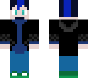 cool blue boy | Minecraft Skins