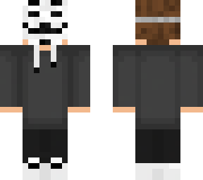 boy with hacker mask | Minecraft Skin
