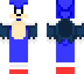 sonic werehog | Minecraft Skins