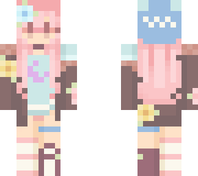 Pink Fairy Minecraft Skins