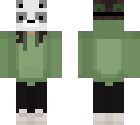 Panda mask | Minecraft Skin