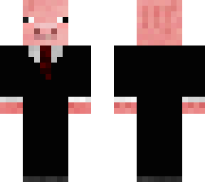 Pig in a suit | Minecraft Skin