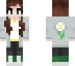 Redesign of a Cardigan Girl | Minecraft Skin