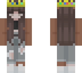 techno crown | Minecraft Skin
