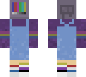 tv weirdcore , , | Minecraft Skin