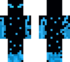 Dark Blue Power | Minecraft Skin