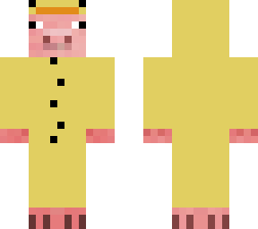 pig in duck hoodie | Minecraft Skin