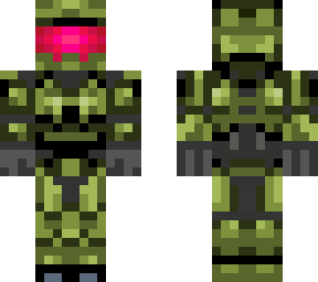pink master chief | Minecraft Skin