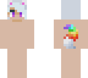 Rainbow Fox Minecraft Skins