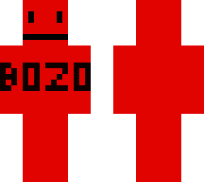 Red Bozo Minecraft Skins